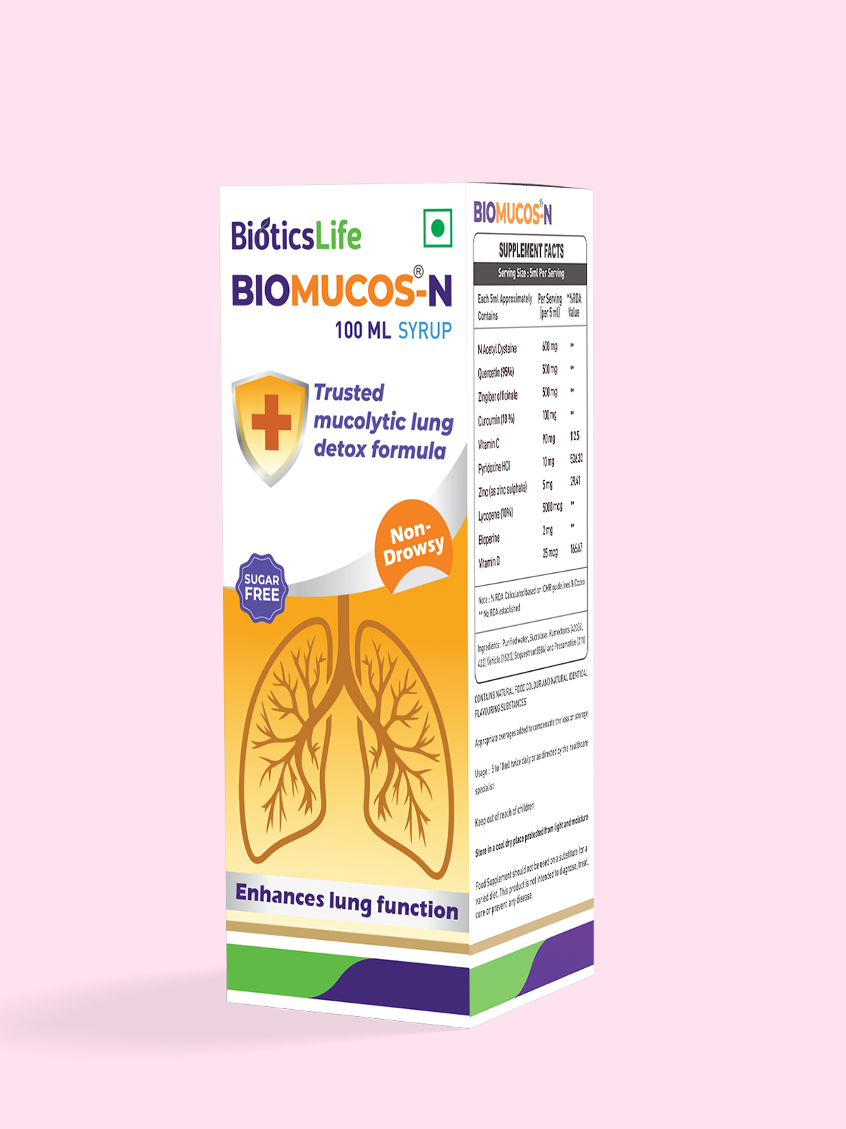 BIOMUCOS N Syrup – Biotics Life Store